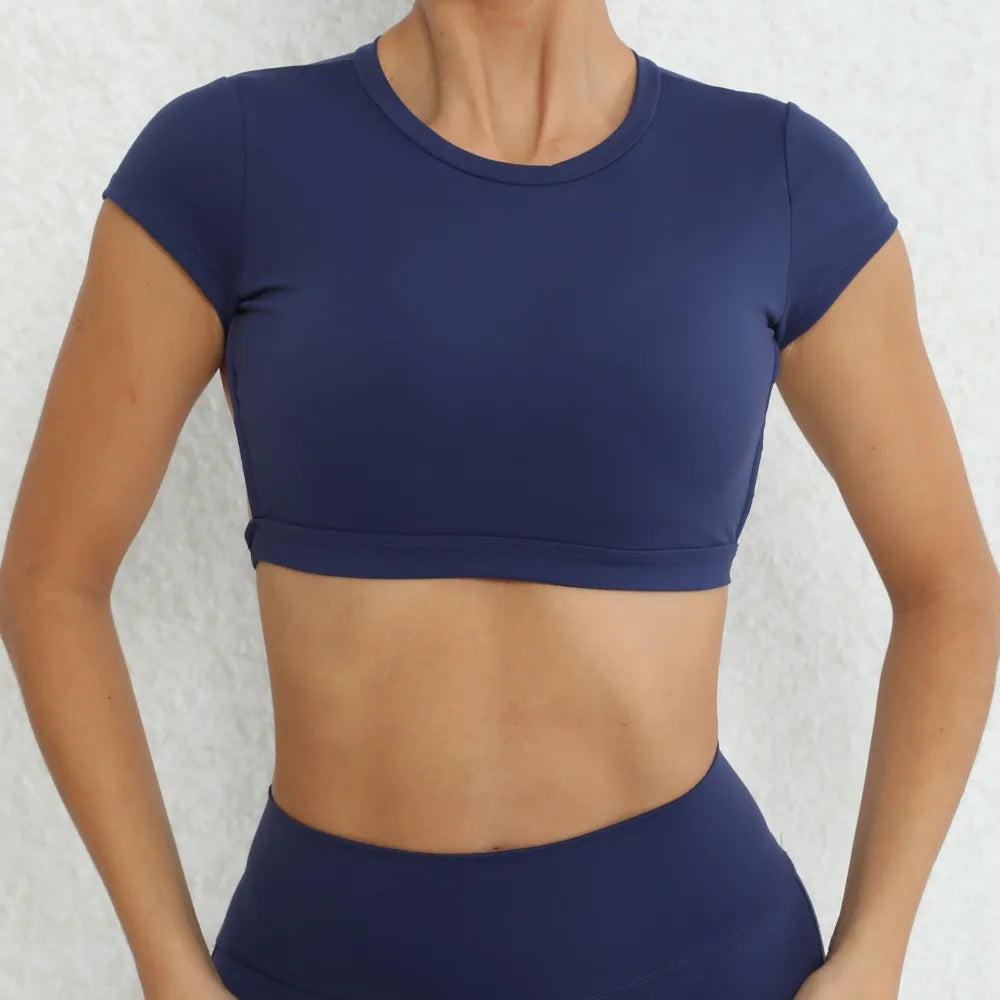 Women's Open Back Workout Top – B|Fit – Bfitamazing